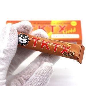 China Tktx Gold Numb Cream for Tattoo Waxing Miro-Blading Pum Tattoo Cream Original Quality for sale