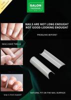 China Custom Wholesale Price Straight Square Nail Tips No C Curve Flattened Half Cover False Nails French ABS Nail Art Tips for sale