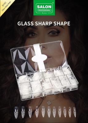 China High Quality Clear Color Sharp Shape Traceless Ultra-Thin ABS Artificial False Nail Tips for sale