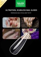 China Stiletto Nail Tips Set Natural Color Full Cover Fake Nails Acrylic Artificial Fingernails for Nail Extensions for sale