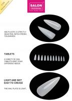 China Long Stiletto Nail Tips Full Cover Fake Nail Tips with Box Natural Matte False Nails for Nail Salons and DIY for sale