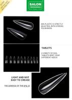 China Extra Long Stiletto Acrylic UV Gel French Half Full Cover Artificial False Nails DIY Manicure Art for Nail Salon for sale