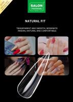 China Extra Long Stiletto Acrylic UV Gel French Half Full Cover Artificial False Nails DIY Manicure Art for Nail Salon for sale