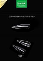 China Extra Long Stiletto Acrylic UV Gel French Half Full Cover Artificial False Nails DIY Manicure Art for Nail Salon for sale