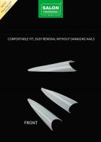 China Soft Gel Half Cover Sharp Shape Nail Tips 500 PCS Natural Acrylic Fake Nail Kit for Nail Extensions for sale