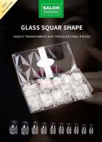 China Fake Nails Half Cover Acrylic False Nail Non-Trace Nail Tips 12 Sizes with Bags for Nail Salons Multi Shape Optional for sale