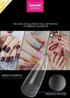 China Matte Clear Almond Nails Extra Long Stiletto False Nails Sharp Shape Acrylic Fake Nail Tips for Nail Art for sale