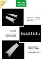 China 500PCS/Box Press on Nails Ladder/Stair Shape Half Cover Nail Tips Natural Artificial Fingernails Luxury Design for Women for sale
