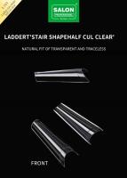 China False Artificial Fingernails ABS Clear Ladder Shape Fake Nails Handmade Soft Gels Press on Nails Wholesale Price for sale