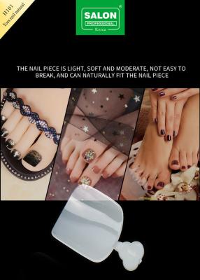 China Natural Color False Toenails Set Full Cover Acrylic Toes Nail for Salon-Finish Nail Art for sale