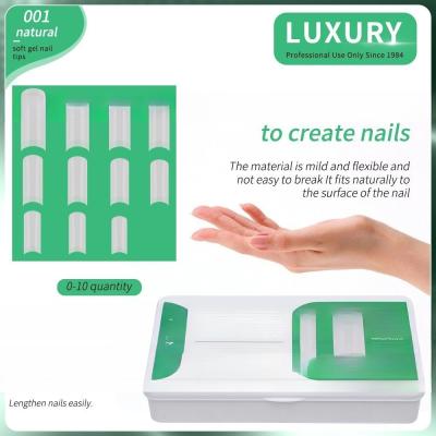 China 500PCS/Box French Press on Nails Fake Nail Tips for Extension Nail Manicure for sale