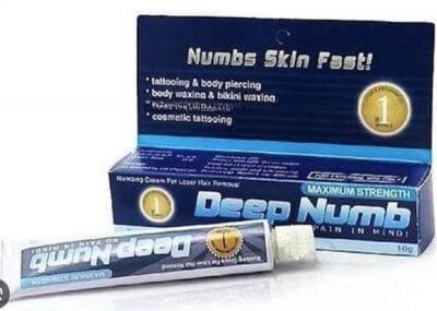 China Blue Deep Numb Tattoo Numbing Cream for Piercing Miroblading Semi-Permanent Makeup Tattpp Anesthetic Cream for sale