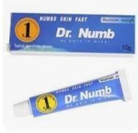 China Blue Dr Numb Lido Caine Tattoo Numbing Cream for Semi-Permanent Makeup Piercing Microblading for sale