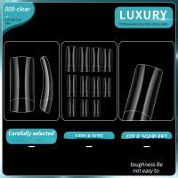 China 500PCS/Box Ultra-Thin False Nail Tips Gel Square Shaped Full Cover Press on Nails Acrylic Fake Nails for sale