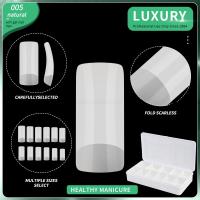 China 500PCS/Box Ultra-Thin False Nail Tips Gel Square Shaped Full Cover Press on Nails Acrylic Fake Nails for sale