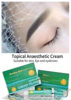 China Green Deep Numb Cream Tattoo Numb Anesthetic Cream for Microblading Piercing &nbsp;Eyebrow Lip Tattoo Strong Effective Private Label for sale