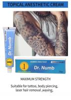 China Dr Numb Cream Tattoo Numb Anesthetic Permanent Makeup Lidocaine Cream for Microblading Piercing &nbsp;Eyebrow Lip Tattoo Strong Effective for sale