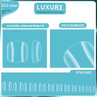 China Salon Full Cover Toe French Manicure Fake Nails For Diy Nail Extension for sale
