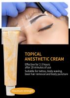 China Private Label Tattoo Numbing Cream Anesthetic Permanent Makeup Stop Pain Microblading Piercing &nbsp;Eyebrow Lip Tattoo Strong Effective for sale