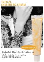 China Private Label Tattoo Numbing Cream Anesthetic Permanent Makeup Stop Pain Microblading Piercing &nbsp;Eyebrow Lip Tattoo Strong Effective for sale