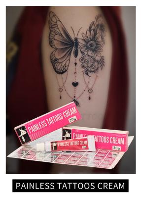 China Blank Tube OEM Tattoo Permanent Makeup Painless Cream Tattoo Anesthetic Numbing Cream for sale