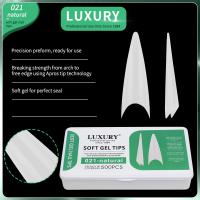 China Bulk Press On French Acrylic Nail Tips Clear Women Girls for sale