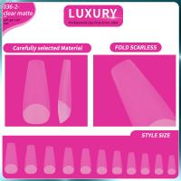 China Custom French Tip Full Cover False Nail Tips For Nail Salon for sale