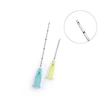 China Best 25g 70mm disposable blunt tip micro cannula for injectable buttock injection hyaluronic acid canula blunt for sale