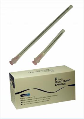China Medical Blunt Tip Micro Cannula Cosmetic Needle 30g 25mm for sale