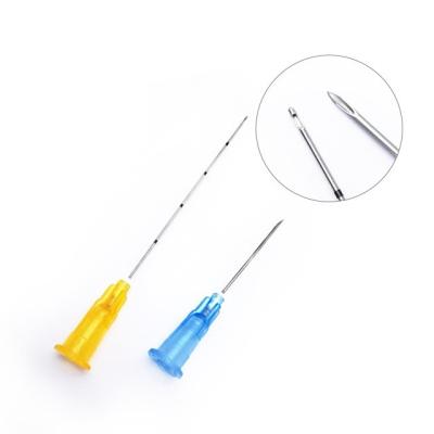 China Alta qualidade coreia fina micro agulha sem corte canula 14g 90mm ponta sem corte cânula agulha para enchimento hialurôn for sale