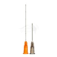 China Fabricantes fornecer alta quaily 25g 50mm micro ponta sem corte agulha cânula plain termina entalhado endo ponta de agul for sale