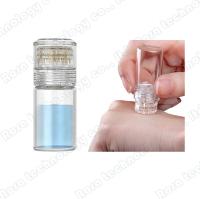 China Hydra Micro Needle Titanium Tips Derma Needles Skin Care Anti Aging Whiten Bottle Stamp Serum Injection Reusable 20 Pin for sale
