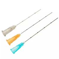 China Stainless Steel Hypodermic Blunt Needle Cannula 30g 25g 22g 23G 18g with Scale for sale