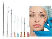 China Surgical Micro Cannula Beauty Injection Needles  50PCS for sale