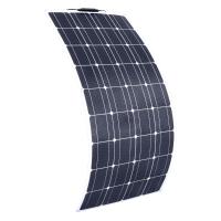 China 110W Semi Flexible Solar Panel 18V 1070x670mm with IP67 Waterproof Rating for RV and Marine Use for sale