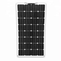 China 110W Semi Flexible Solar Panel 18V 1070x670mm with IP67 Waterproof Rating for RV and Marine Use for sale