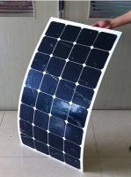 China 100W Semi Flexible Solar Panel 18V with 21.3% Efficiency - 1050×540×3mm IP65 Waterproof for sale