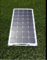 China 100W Semi Flexible Solar Panel 18V with 21.3% Efficiency - 1050×540×3mm IP65 Waterproof for sale