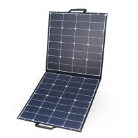 China 100 Watt Foldable Solar Panel with SUNPOWER Cells - 14-22V DC Output, Multiple USB/Type-C Ports for sale