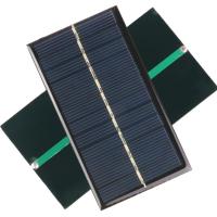 China 12-Cell Epoxy Mini Solar Panel 1W 6V 9V 12V with 18.6% Efficiency for Military and Industrial Applications for sale