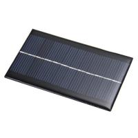 China 12-Cell Epoxy Mini Solar Panel 1W 6V 9V 12V with 18.6% Efficiency for Military and Industrial Applications for sale