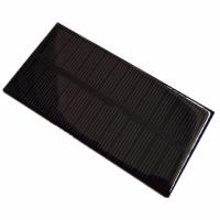 China 1W 2W 3W 1V-5V Epoxy Resin PET Mini Solar Panels 125x63mm 6V Output for Charging for sale