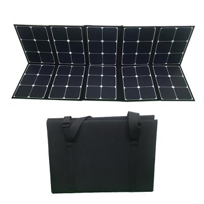China 200W Portable Folding Solar Panel with 22-23% Efficiency and 2kg Weight for Camping and Outdoor Power for sale