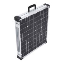China 90W Monocrystalline Folding Solar Panel with 17.4V Output and 16% Efficiency for Outdoor Power Applications for sale