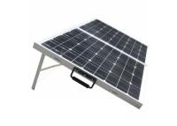 China 90W Monocrystalline Folding Solar Panel with 17.4V Output and 16% Efficiency for Outdoor Power Applications for sale