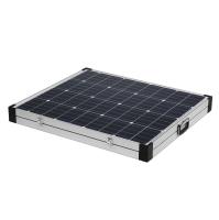 China 100W Monocrystalline Folding Solar Panel for Camping - 17.4V, 5.58A Output with 16% Efficiency for sale