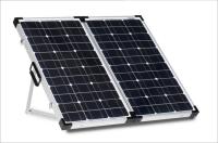 China 100W Monocrystalline Folding Solar Panel for Camping - 17.4V, 5.58A Output with 16% Efficiency for sale