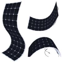 China Waterproof 300W 320W 350W Mono Flexible Solar Panels with 23.5% Efficiency and 3mm Thin Profile for sale