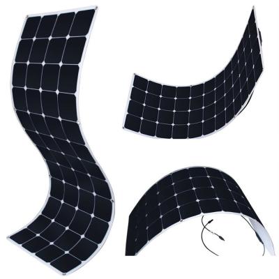 China Waterproof 300W 320W 350W Mono Flexible Solar Panels with 23.5% Efficiency and 3mm Thin Profile for sale