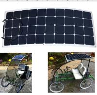 China 120W Flexible Ultra Thin Solar Panel 22.1V 3mm Thick with 23% Efficiency USA Sunpower Cells for sale